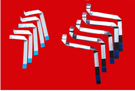 Equivalent tyco te 1.0mm pitch folding ffc jumper cable for CD Rom ...